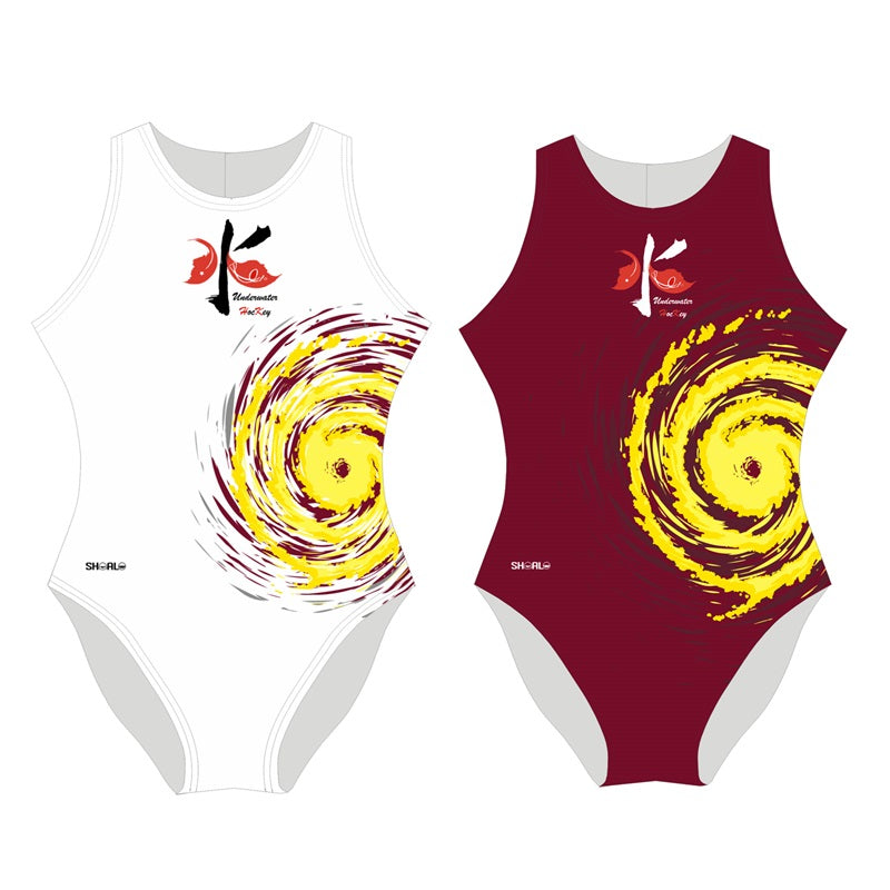SHOALO Customised - Hong Kong UWH Womens Water Polo Suits + NAME ...