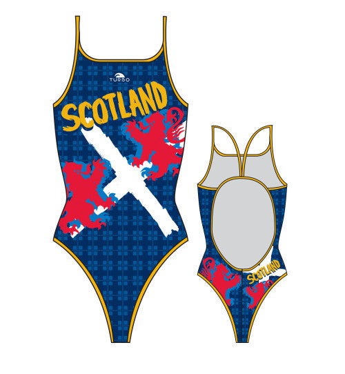 TURBO Scotland - 8300782-0099 - Thin Strap Womens Swimsuit / Swimwear ...