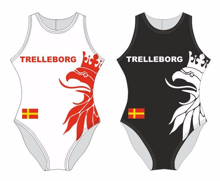 SHOALO Customised - Trelleborg UWR Womens Water Polo Suits + NAME ...